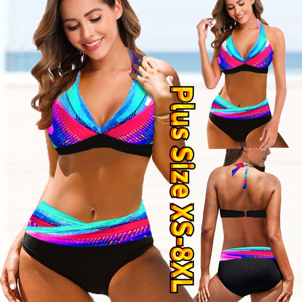 Women Beachwear Swim Summer Monokini Swimwear Bathing Suit Two Pieces