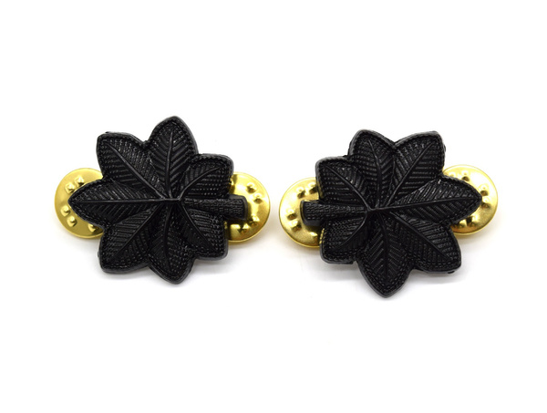 WWII US LIEUTENANT COMMANDER COLLAR RANK INSIGNIA BADGE BLACK | Wish