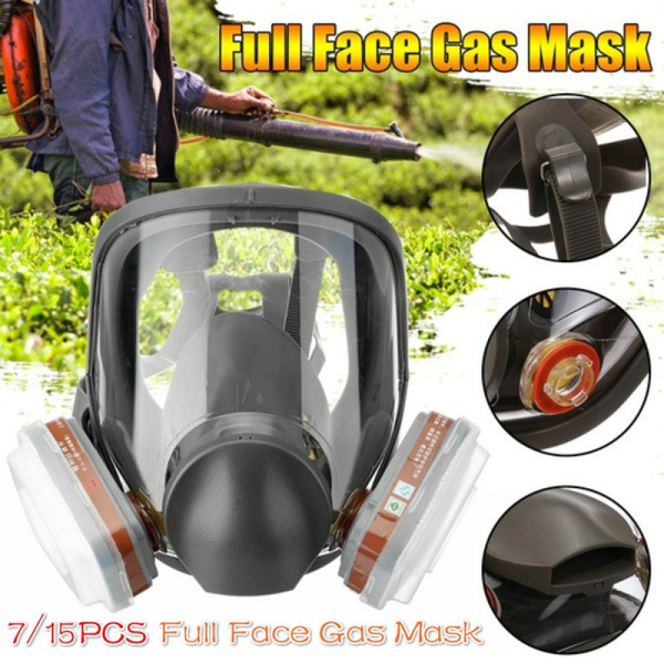 NEW Mining Gas Masks Suit Painting Spraying Same for 6800 Gas Mask Full ...