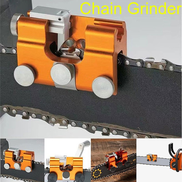 NEW Chain Sharpener Precision Positioning Detachable Crank Portable ...