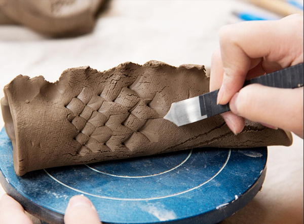 10cm Fish Scale Creative Modeling Blade Professional Pottery Hand ...