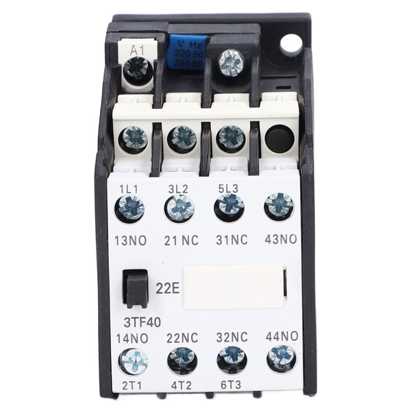AC Contactor Controller 220V 50Hz 9A 2NO+2NC DIN Rail Accessory for ...