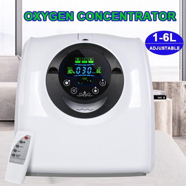 Family Use Portable Oxygen Concentrator 1-6L/Min Oxygen Supply Machine ...