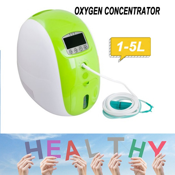 1-5L Portable Oxygen Concentrator Full Intelligent Home Oxygen ...