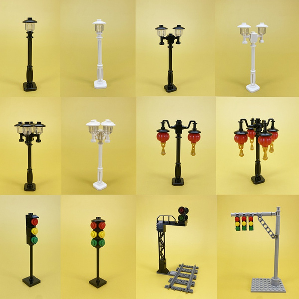 Street Road Lamps Building Blocks Toys MOC DIY Compatible All Brands ...