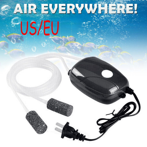 Fish Aeration Pump Air Bubble Disk Stone Aerator Aquarium Fish Tank ...