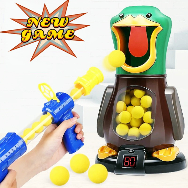 2022 NEW Fight Me Duck Toy Gun Children's Toy Battle Air-powered Soft ...