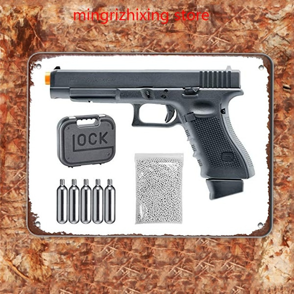 Tin Sign Umarex Glock G34 Gen4 C02 Blowback Deluxe (Vfc) Airsoft Pistol ...