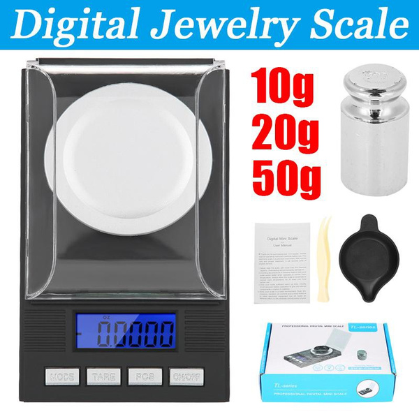 Jewelry Scale,Mini Portable 0.001g With LED Digital Display Windshield ...