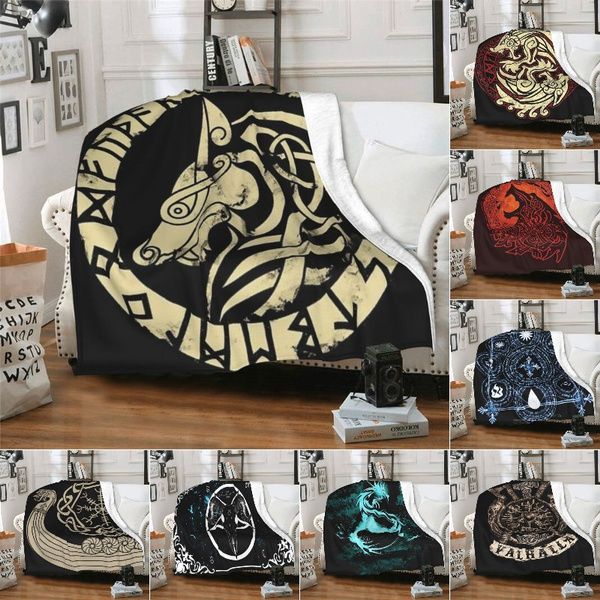 Newest Fashion Viking Norse Mythology Fenrir Gothic Rune Witchcraft ...
