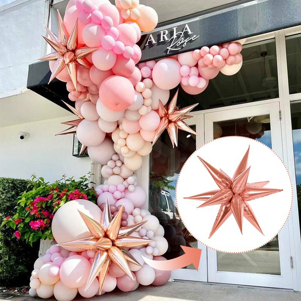 12pcs Aluminum Foil Explosion Star Balloon For Wedding Anniversary ...