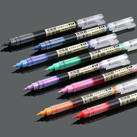 8 Vibrant Colors Rollerball Pens,Quick-drying Ink 0.5mm Fine Point Pen ...