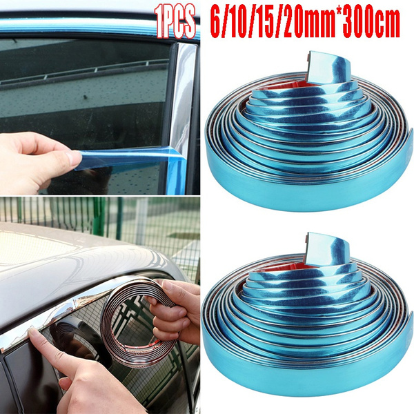 Car Chrome Trim Strip Bumper Protection Sticker Trim Strip for Car ...