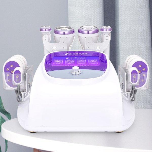 6 IN 1 Ultrasonic Cavitation 2.5 Vacuum RF Fat Reduce 30K EL Skin Lift ...