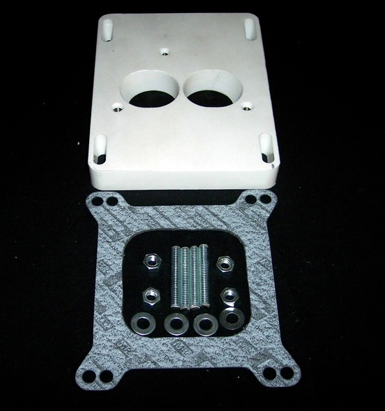 CHEVY TBI injection to 4 barrel manifold adapter 5.7 350 HOLLEY ...