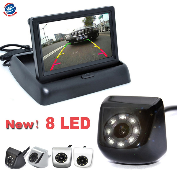 Universal 4.3 Inch TFT LCD Foldable Display Monitor Car Rear View ...