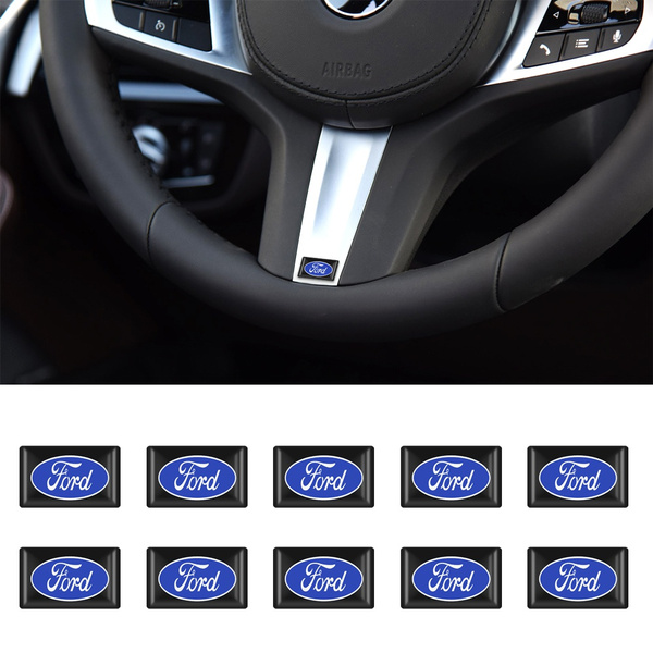 10 Pcs/set Ford Car Styling Car Logo 3D Epoxy Resin Sticker Decorative ...