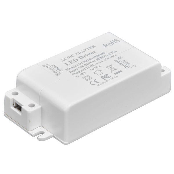 LED Driver Input AC100‑240V 0.35A Output DC12V 0.5A 6W LED Transformer ...
