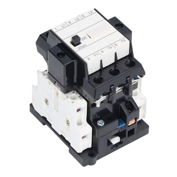 2NC+2NO AC Contactor Pa66 Thermosetting Plastic DIN Rail Contactors AC ...