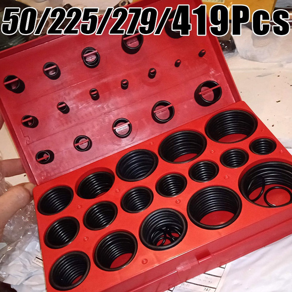 50/225/279/419Pcs DIY Materials Assorted O Ring Rubber Seal Assortment ...