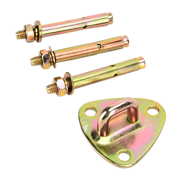 Safety Rope Expansion Screw Eye Plate Hook Bracket Set Steel Anchor ...