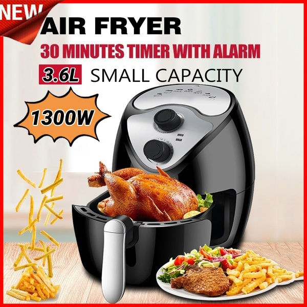 3.6L Electric Hot Air Fryer 1300w Oilless Cooker Non-stick Basket ...