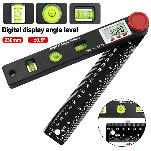 Useful 1pc 4in1 LED Digital Display Angle Ruler Universal Spirit Level ...