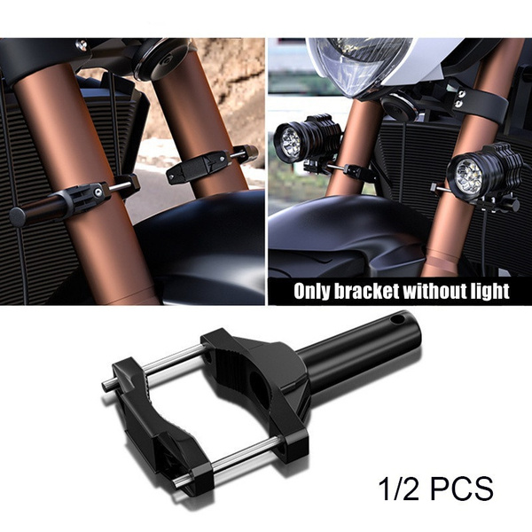 1/2PCS Motorcycle Spotlight Universal Mounting Bracket Shock Absorber ...