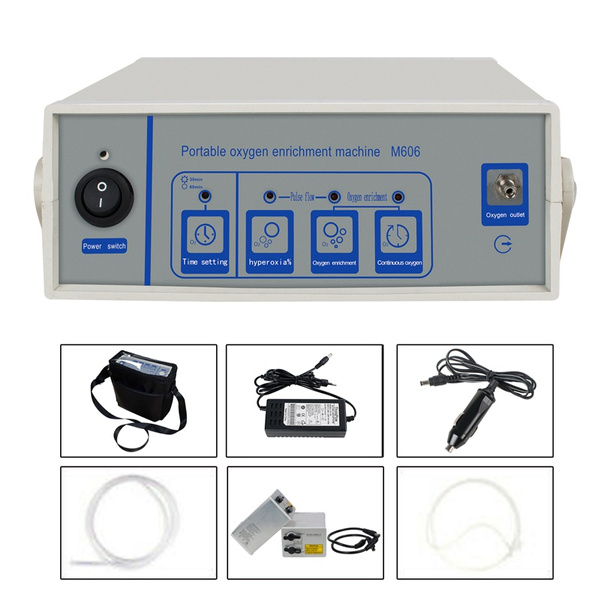 Adjustable Portable Oxygen Concentrator Oxygen Generator Machine with 2 ...