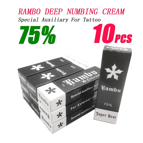 Rambo Tattoo Cream ,5PCS/10PCS Tattoo Eyebrow Embroidered Semi ...