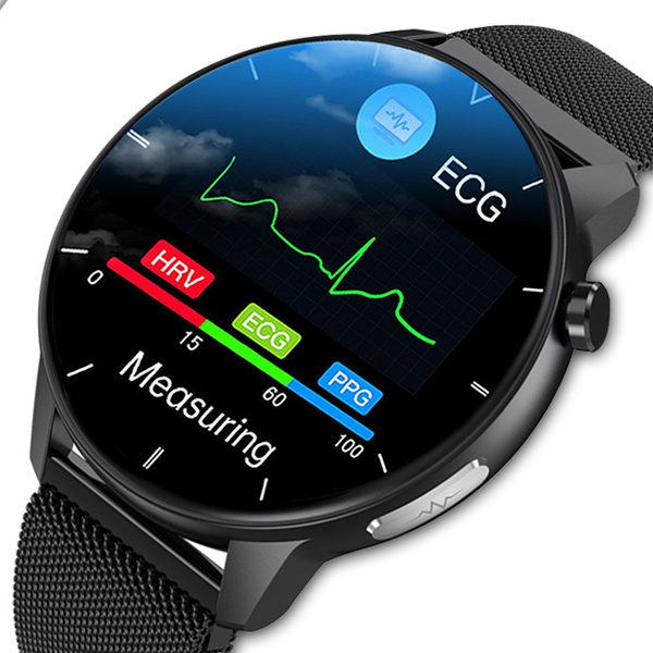 ECG+PPG Smart Watch Men Body Temperature Blood Oxygen Heart Rate ...