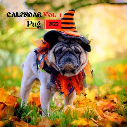 Pug calendar 2021-2022: September 2021-December 2022 16-Month Calendar ...