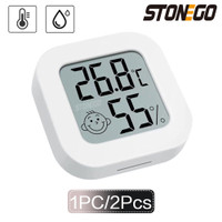 1PC/2Pcs Mini Digital LCD Display Thermometer and Hygrometer Indoor ...