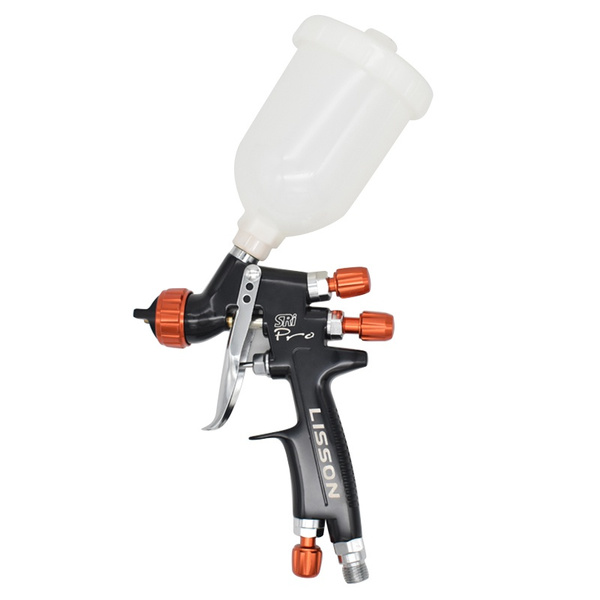 Mini Repair Spray Gun SRI Pro 1.2mm Gravity Feed HVLP Paint Sprayer ...