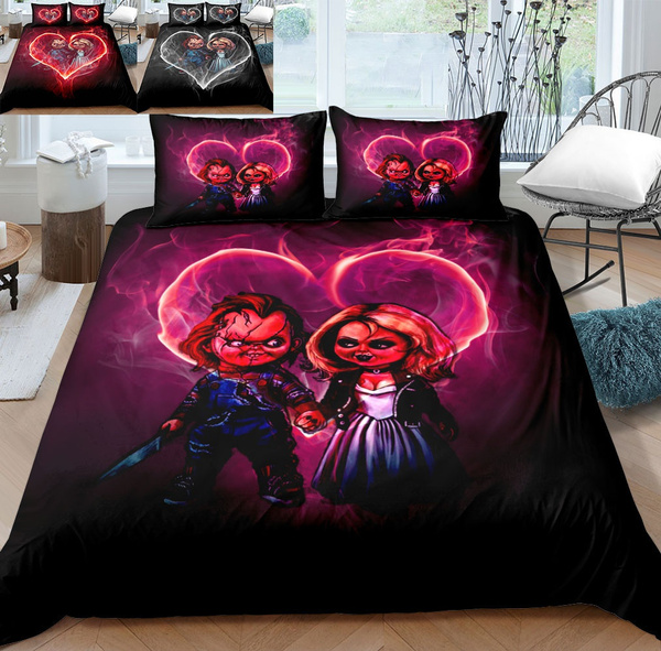 Bride of Chucky 3D Print Bedding Set Kids Duvet Covers Pillowcases ...