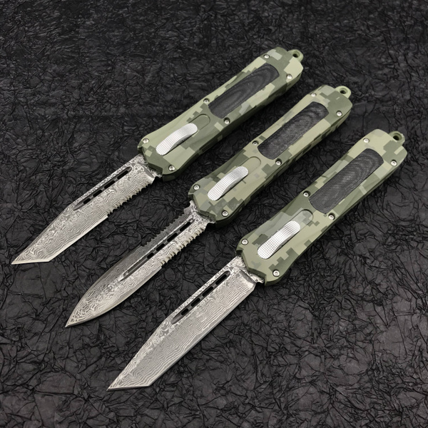 MICROTECH otf knife High Quality Double Automatic switch blade knife ...