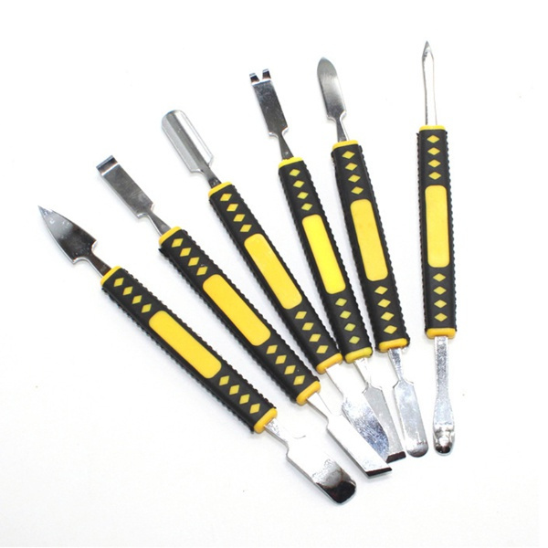 Double-Ended Metal Crowbar, 6PCS Double-Ended Stainless Steel Metal ...