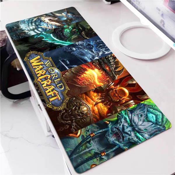 World of Warcraft gaming mouse pad, large gaming office mouse keyboard ...