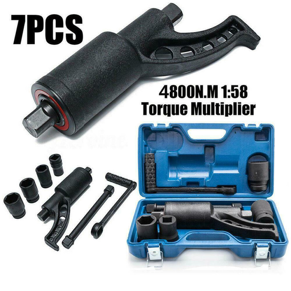 Torque Multiplier | 1" Lug Nut Remover 4 Sockets Labor Saving Cheater ...
