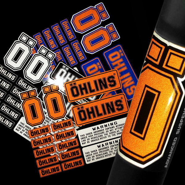 All New Vinyl Original Ohlins Stickers Fork Decal Suspension Shock ...