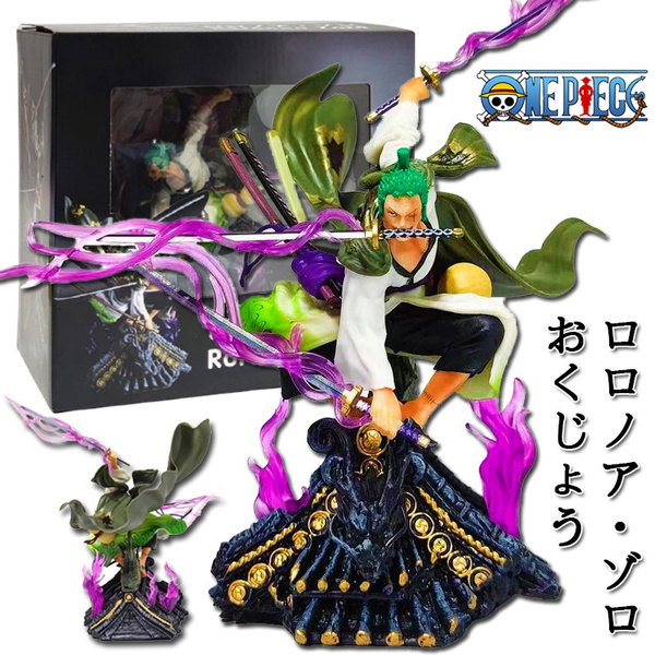 22CM Roof Roronoa Zoro Figurine One Piece Anime Action Figure Adult ...