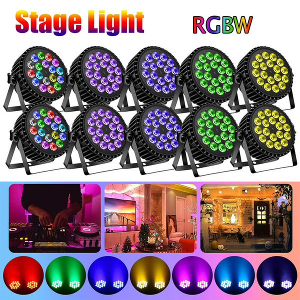2022 NEW 200W 18 * 10W 4 IN 1 RGBW LED Par DMX Stage Effect Light ...
