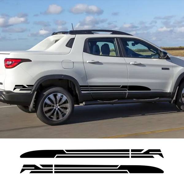 Pickup Door Side Skirt Decals For Fiat Toro Ultra Volcano Freedom Truck ...