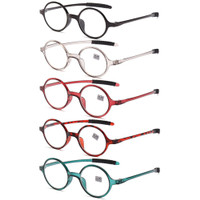 Women Men Round Frame PC Round Frame Reading Glasses Vision Care Far ...