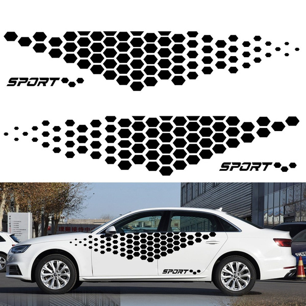 1 Set Car Sticker Body Door Side Skirt Vinyl Decal For Golf 4 5 6 7 TSI ...