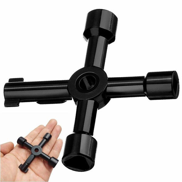 2023 NEW Multifunction 4 Ways Universal Triangle Wrench Key Plumber ...