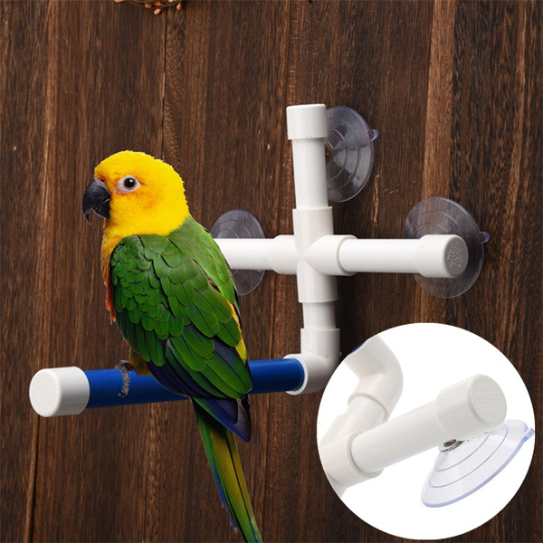 Parrot Standing Shower Perch Parakeet Bird Toy Folding Parrot Perch ...