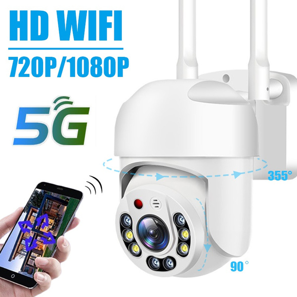 HD 1080P Auto Tracking Panoramic Camera 350° Rotate WirelessWifi PTZ IP ...