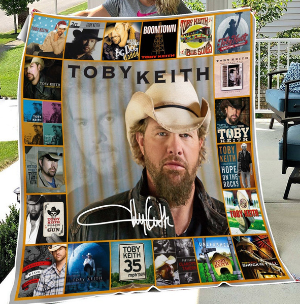 Toby Keith Fleece Blanket, Toby Keith Blanket, Toby Keith Lover Gifts ...