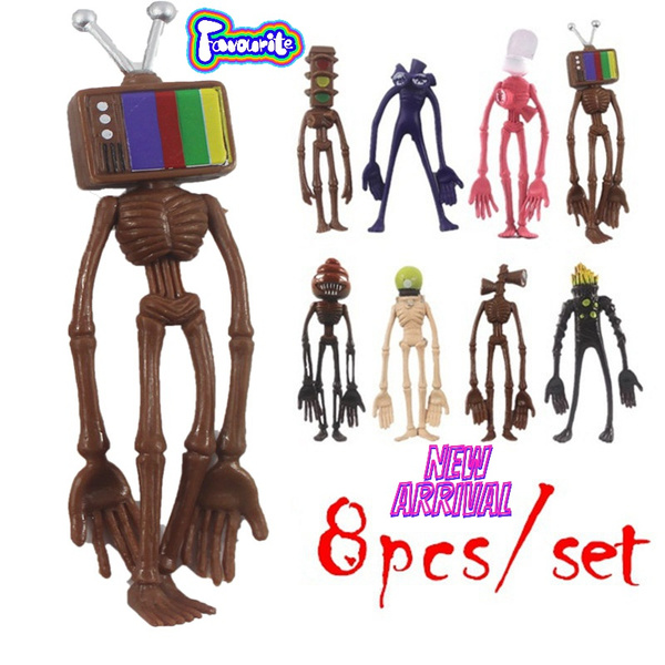 New Arrival 8pcs/set Siren Head Toy Action Figure Horror Model Doll ...